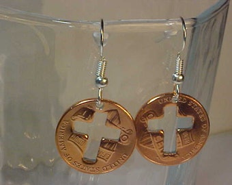 Cut Out Cross Penny - Etsy