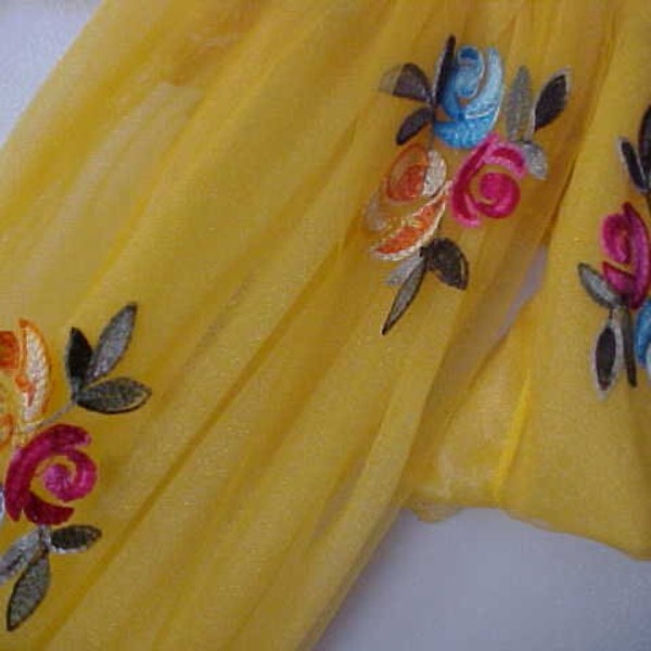 Yellow Dupatta - Etsy