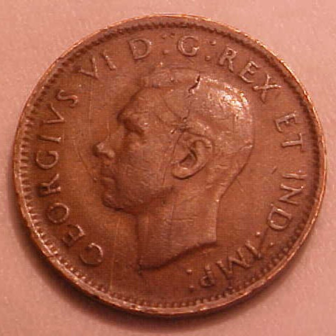 Ja Vintage Rare Collectable King George Vl D G Rex ET IND IMP 1942 ...