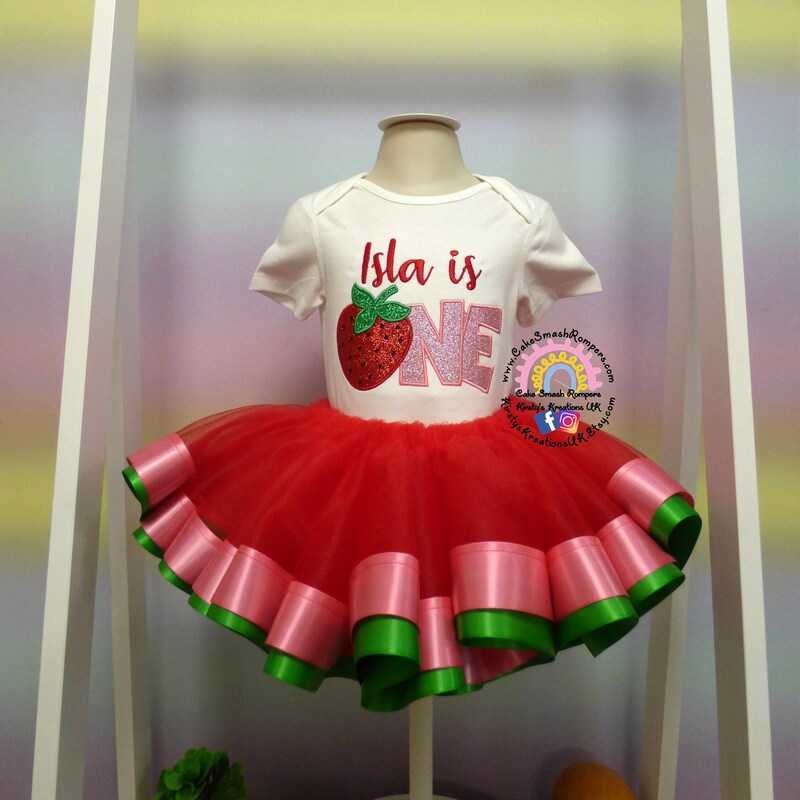 Strawberry Tutu - Etsy