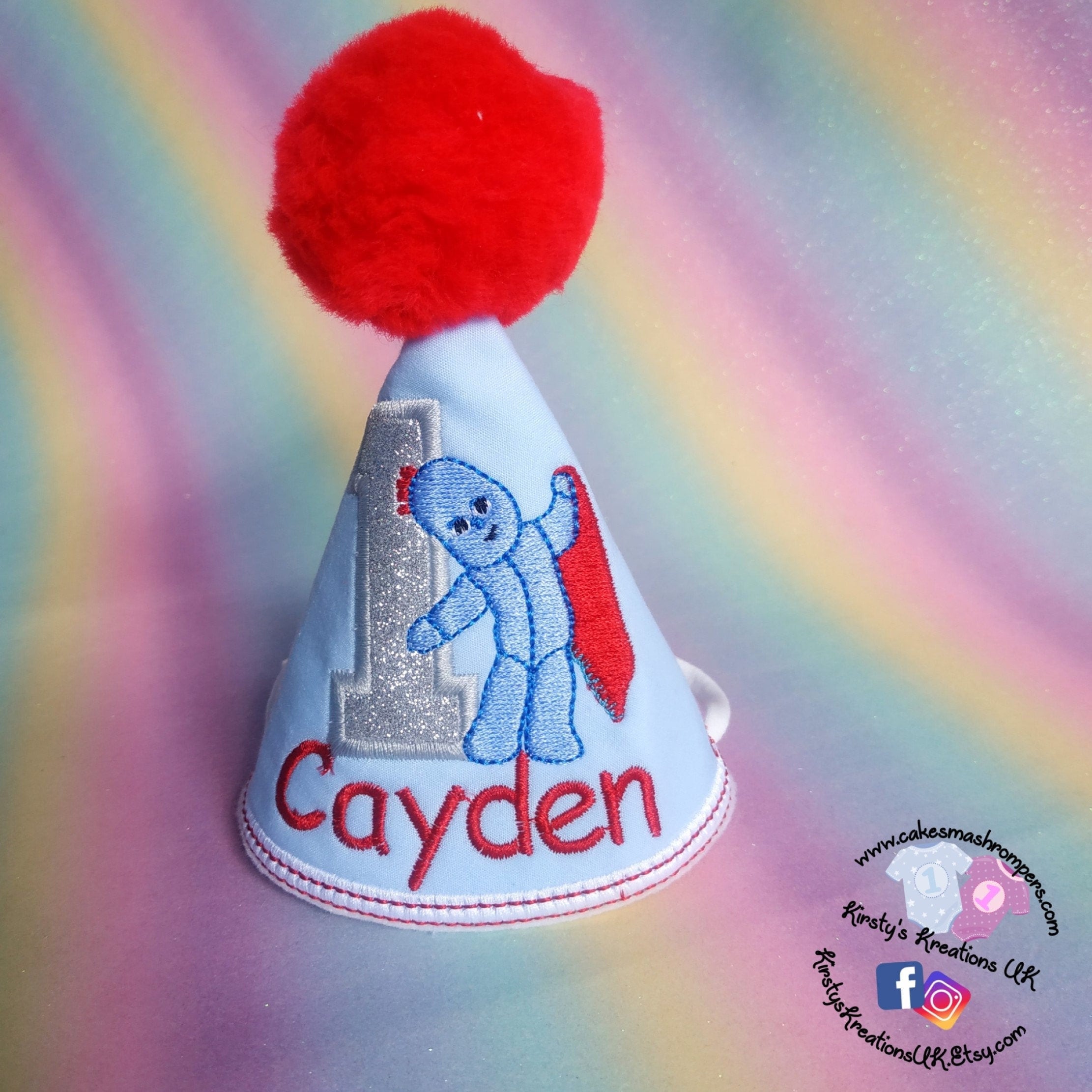 Iggle Piggle inspired Birthday Party Hat - 1st Birthday Milestone ...