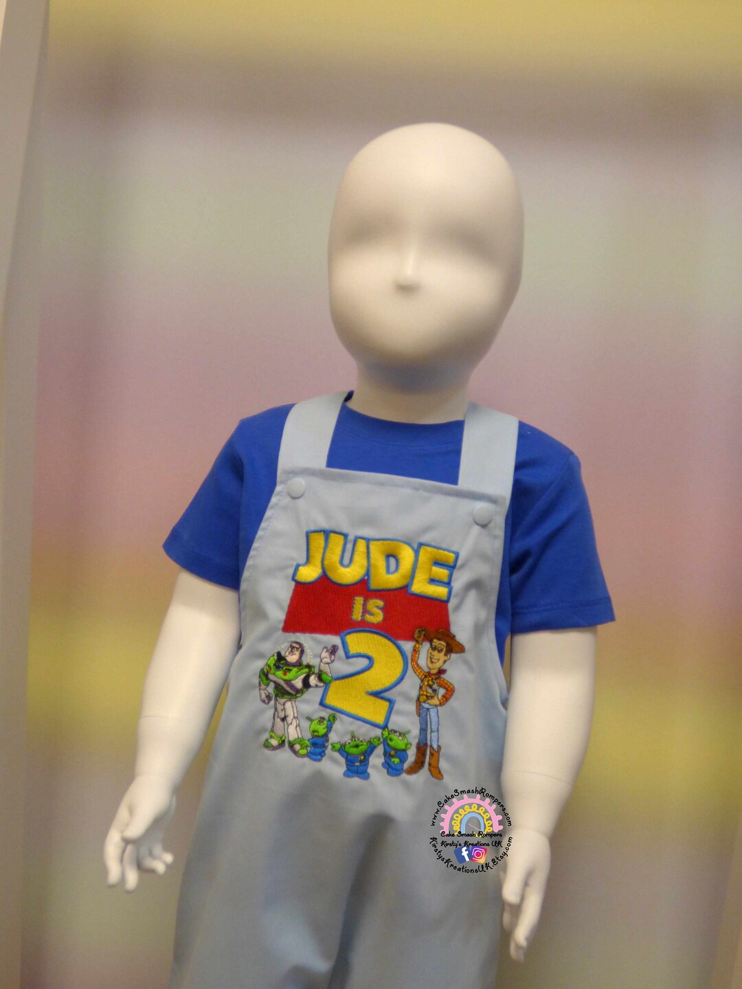 Mono corto de cumpleaños de Toy Story. Traje de Shortie JonJon hecho a ...