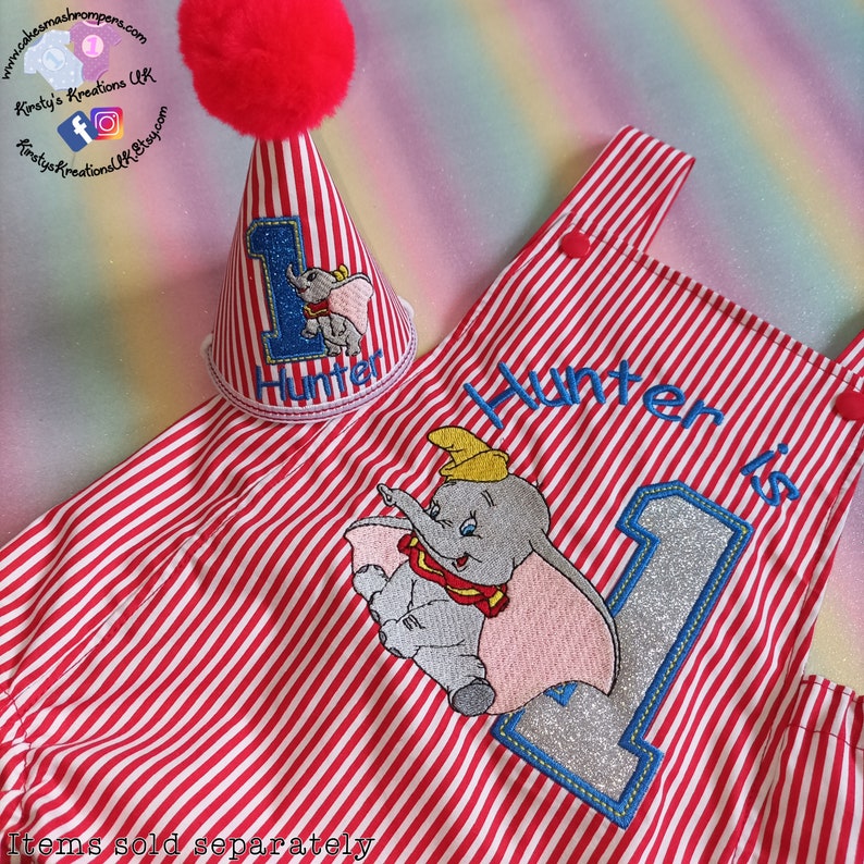 Baby Circus Themed Birthday Party Hat Dumbo Eephant Inspired - Etsy