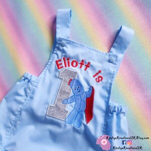 Baby Boy Blue Iggle Piggle Cake Smash Outfit 1st Birthday. Handmade ...