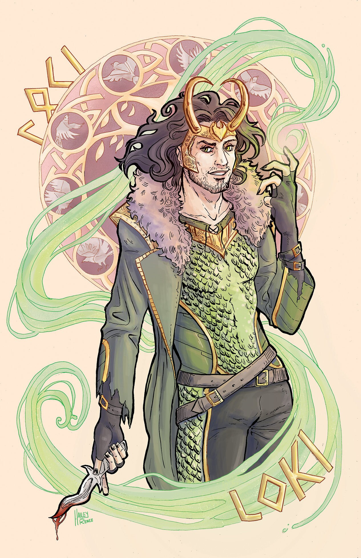 Loki Art Nouveau