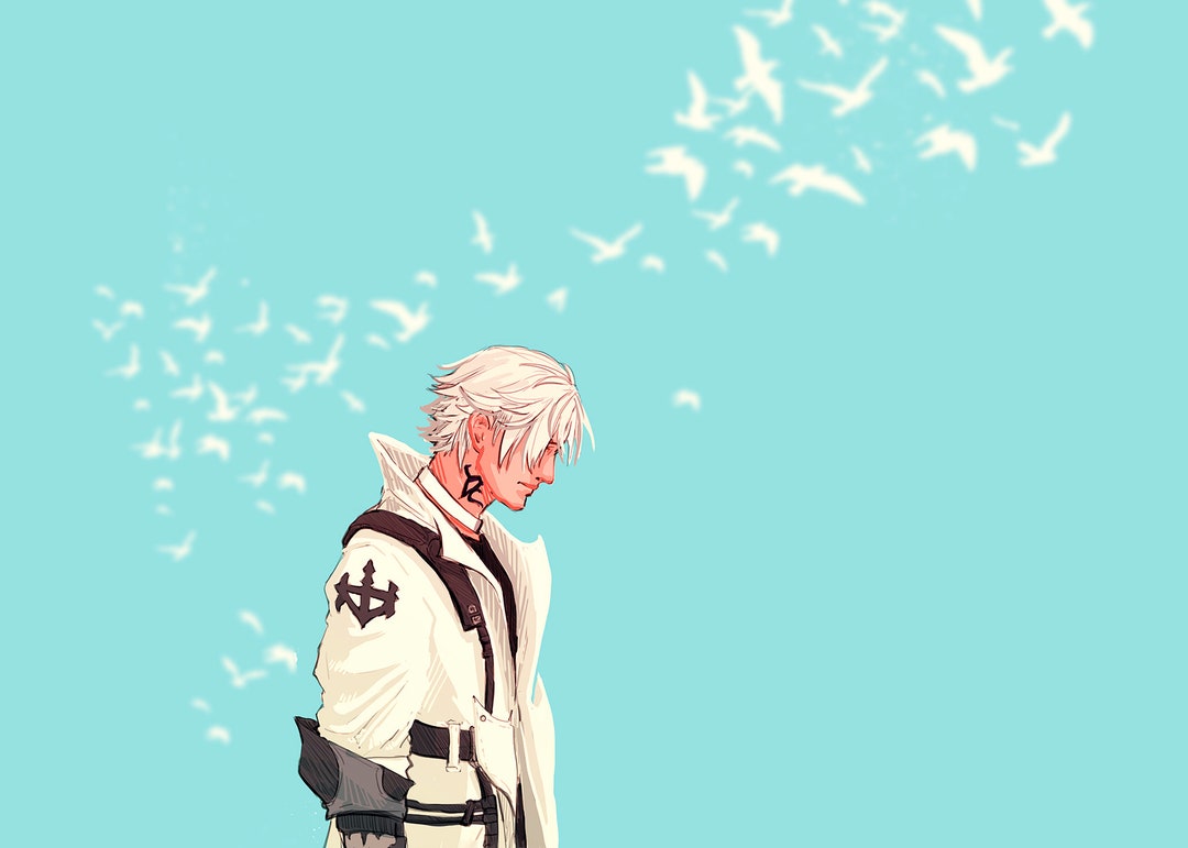 Thancred Art Print (5x7) - Etsy