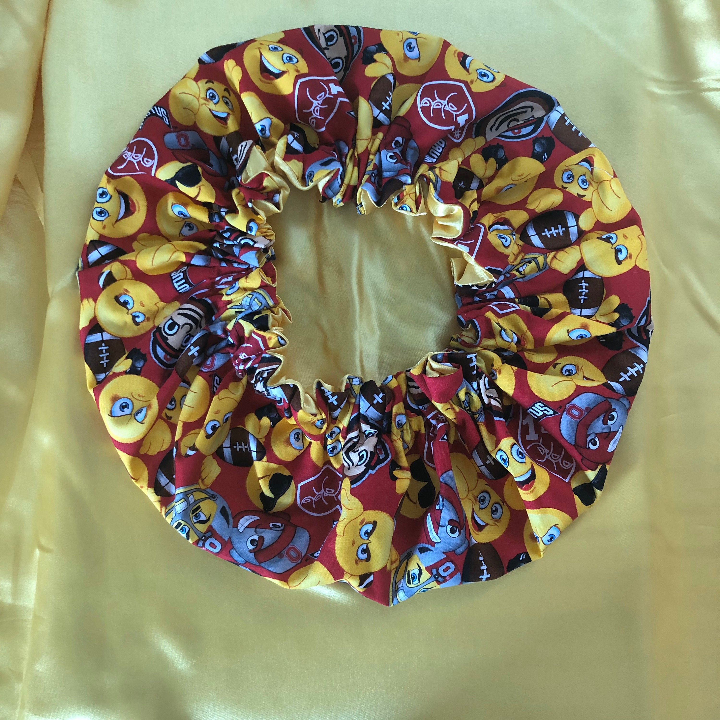 Ohio College Emoji Hair Bonnet - Etsy UK