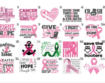 Middle Finger Breast Cancer Ribbon Decal FCK Cancer Breast Cancer ...