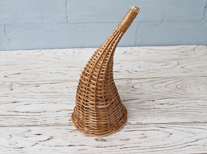 Wicker Cornucopia Basket Thanksgiving Basket - Etsy