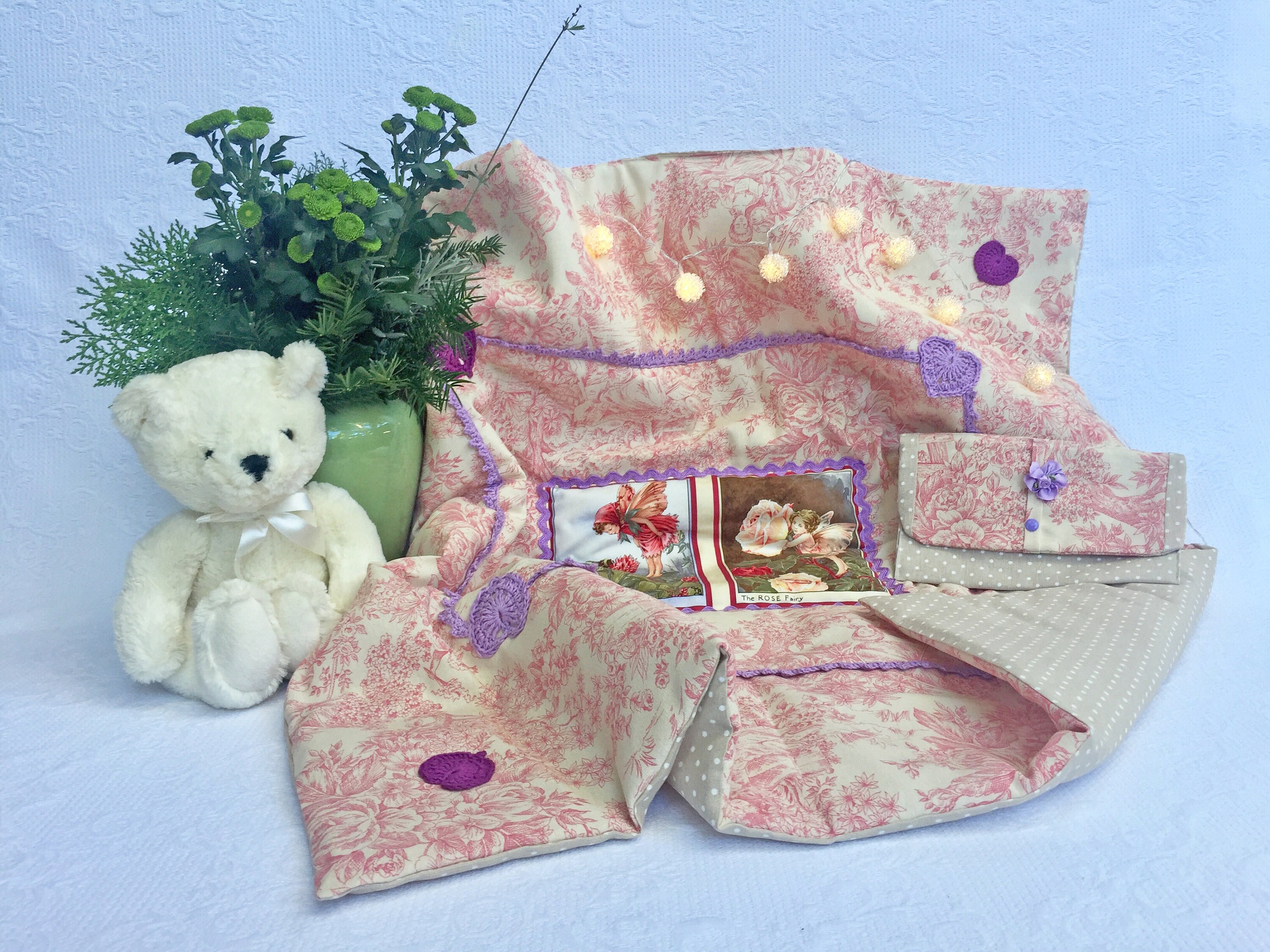 Playtime Baby Mat, Cute Baby Girl Gift, Baby Travel Mat, Tummy Time Mat ...