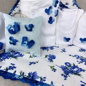 Welcome Baby Boy Set, Hospital Baby Homecoming, Vintage Style Baby ...