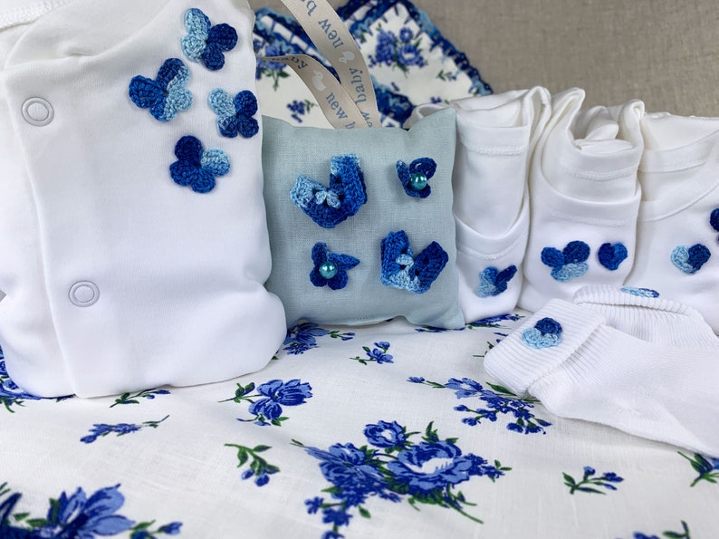 Welcome Baby Boy Set, Hospital Baby Homecoming, Vintage Style Baby ...