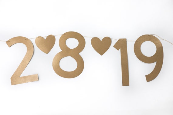 Custom Date Banner Save the Date Banner Wedding Date Banner | Etsy