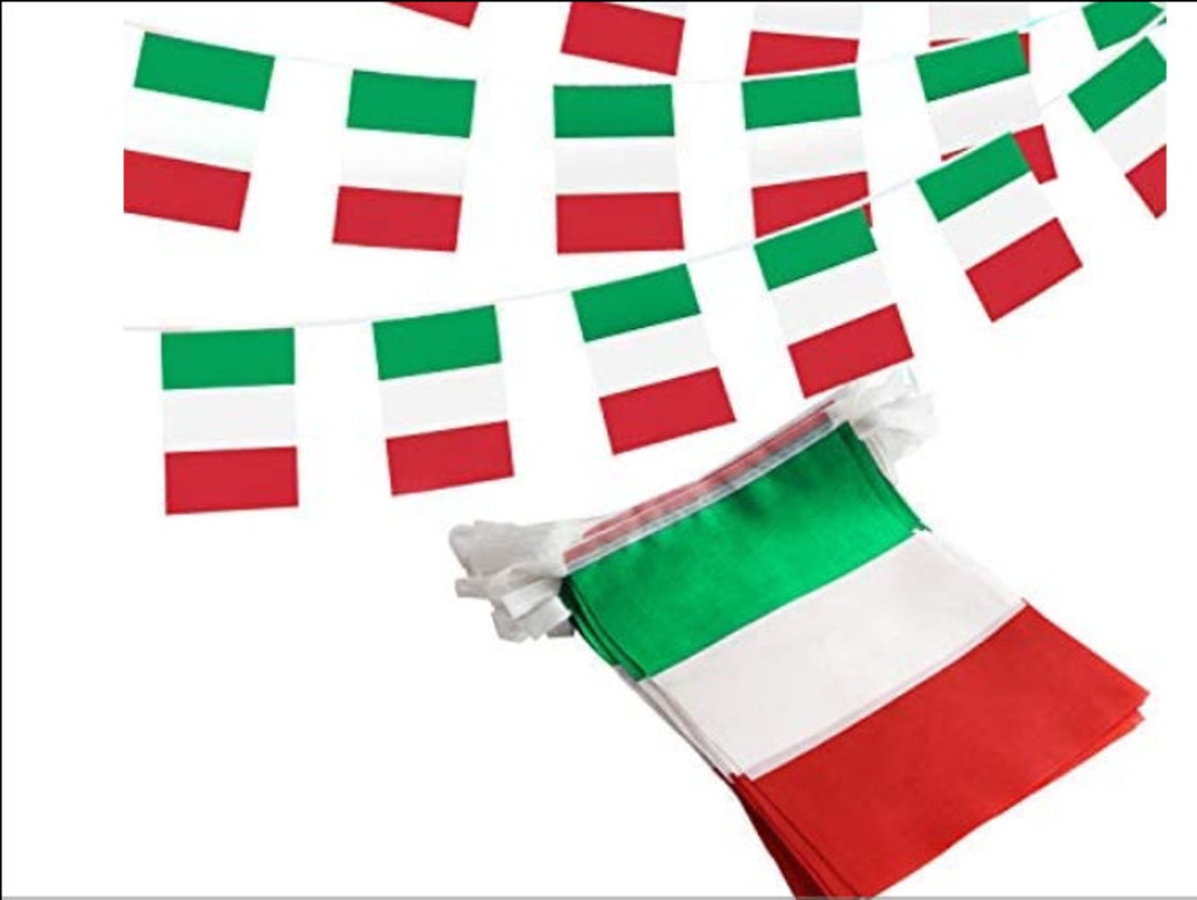 Italian Flag String Pennant Banner - Etsy
