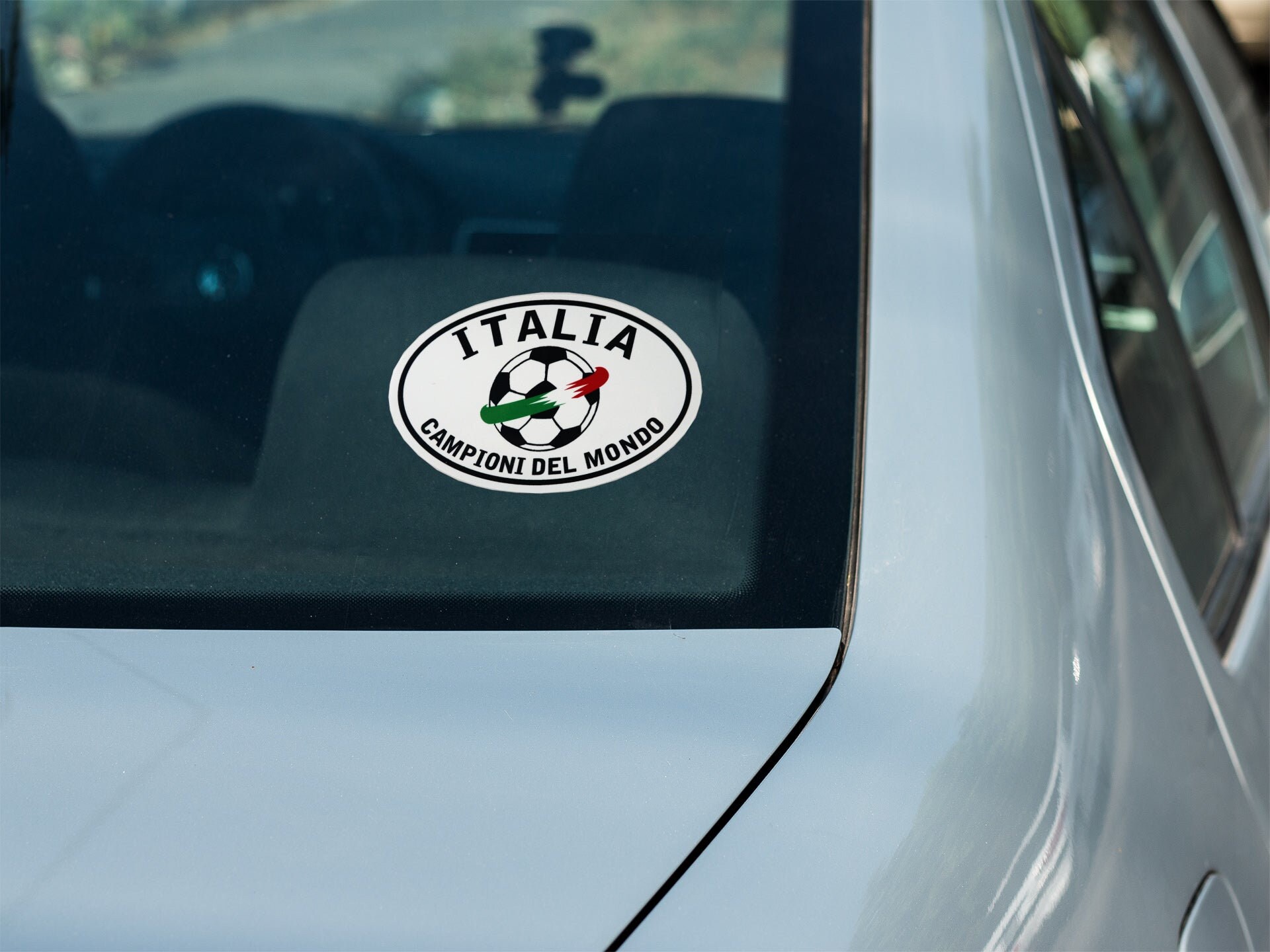 Italia Soccer Decal Sticker White - Etsy