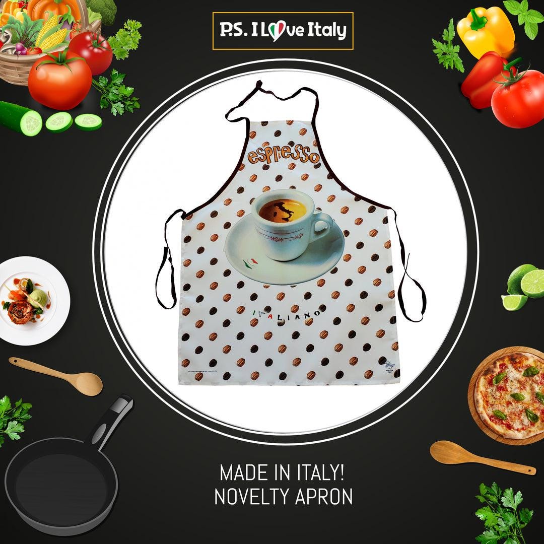 Espresso Italian Apron - Etsy