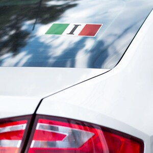 Italian Flag Decal Sticker - Etsy