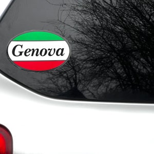 Genova Italy Decal Sticker - Etsy