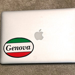 Genova Italy Decal Sticker - Etsy