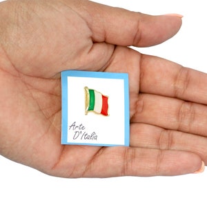 Italian Flag Lapel Pin - Etsy