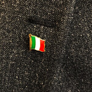 Italian Flag Lapel Pin - Etsy