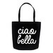 Ciao Bella Tote Bag Black - Etsy