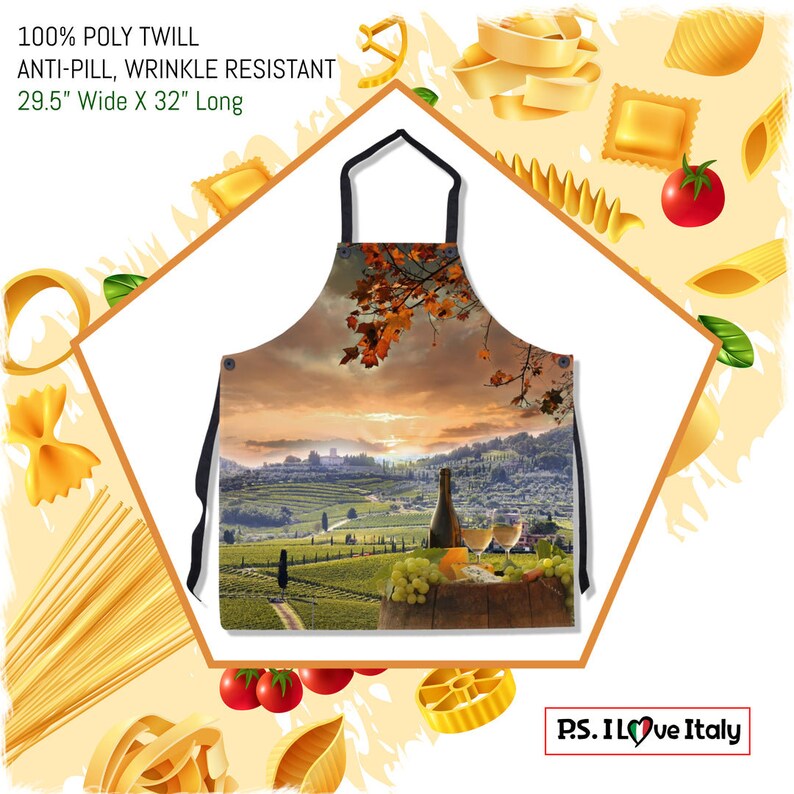 Chianti Tuscany Apron - Etsy
