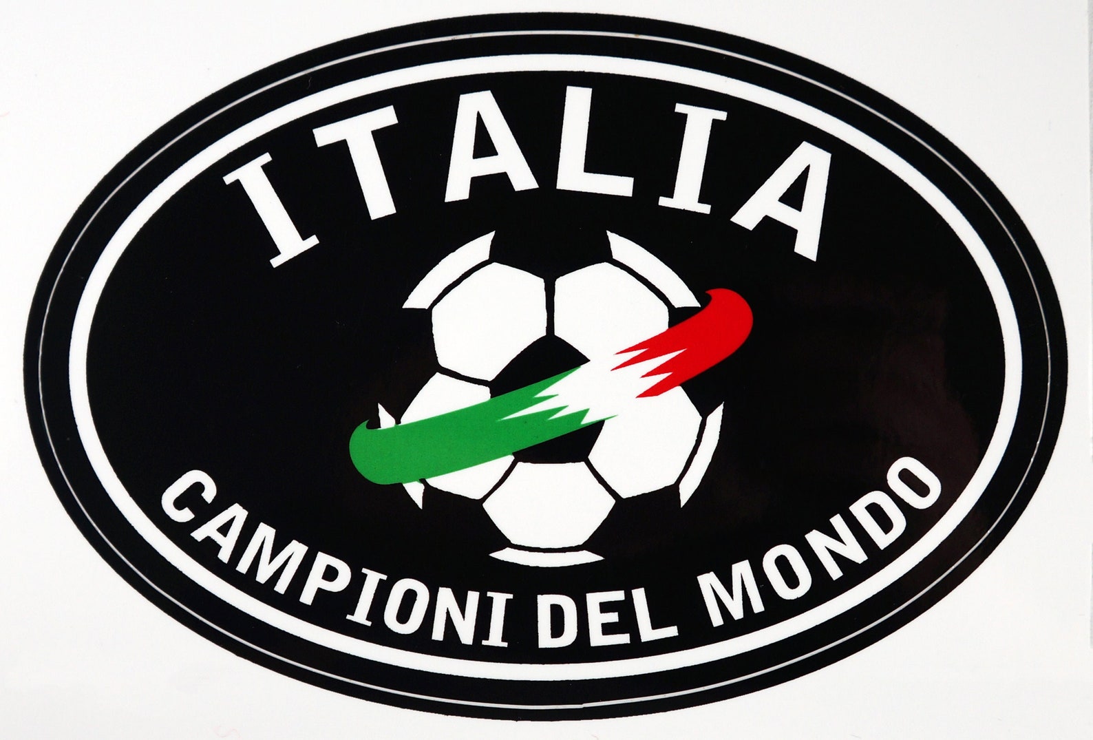 Italia Soccer Decal Sticker Black - Etsy