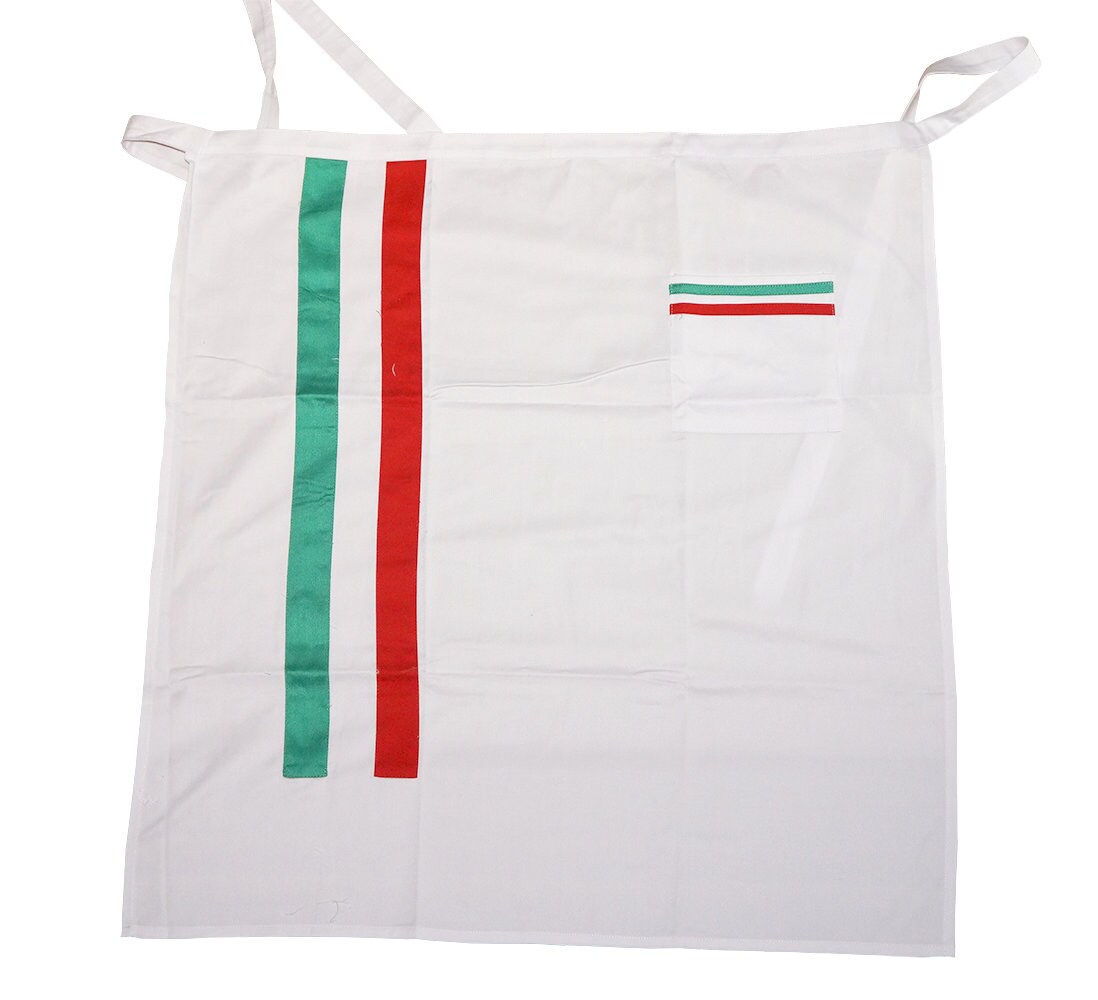 Italian Flag White Apron - Etsy