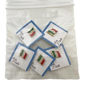 Italian Flag Lapel Pin - Etsy