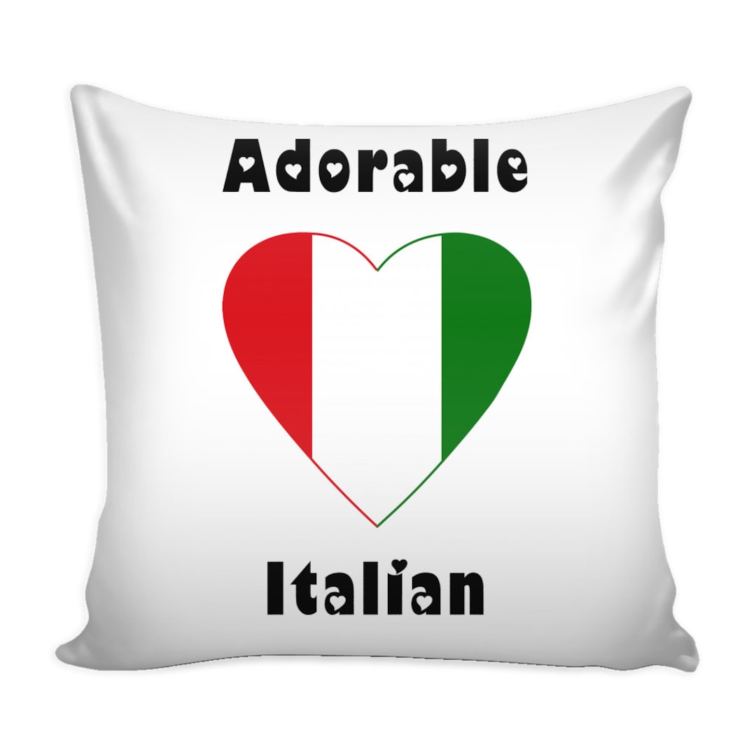 Adorable Italian Decorative Pillow Set With Pillow Insert and - Etsy