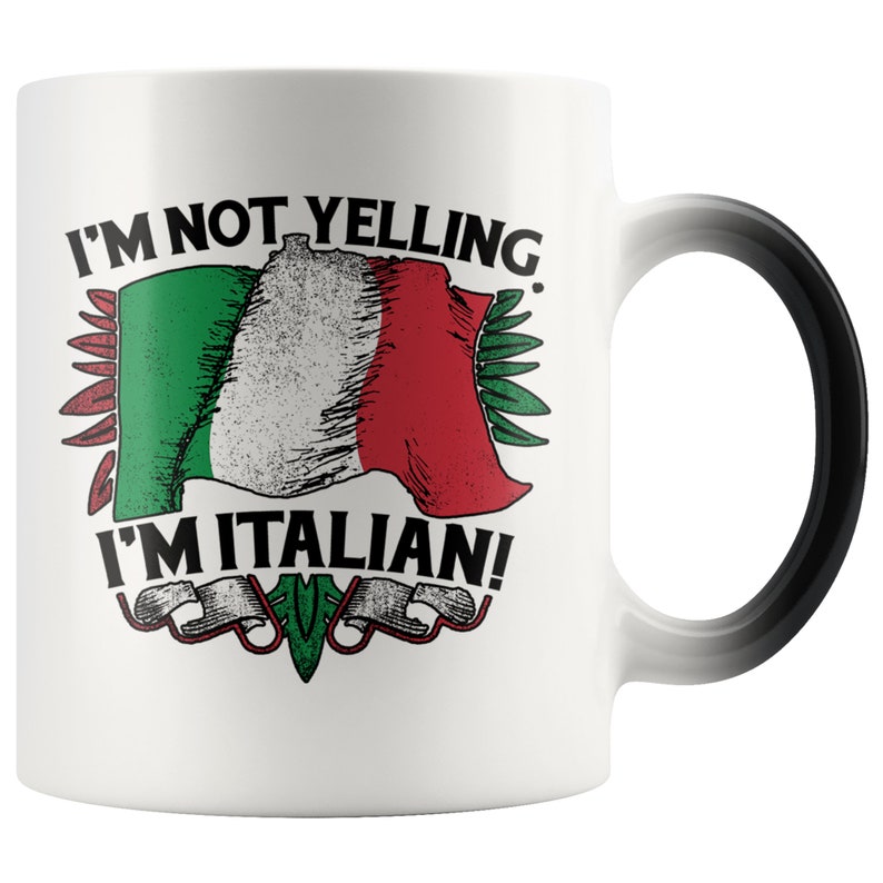 Not Yelling Italian Color Changing Mug. - Etsy
