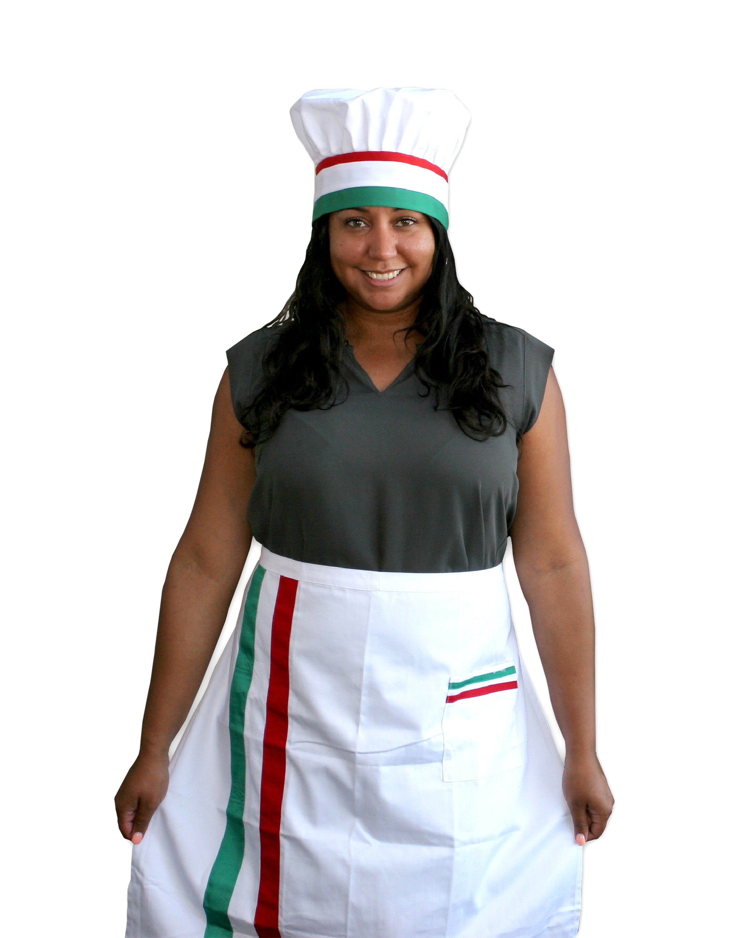 Italian Flag White Apron - Etsy