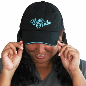 Ciao Bella Black Baseball Cap - Etsy