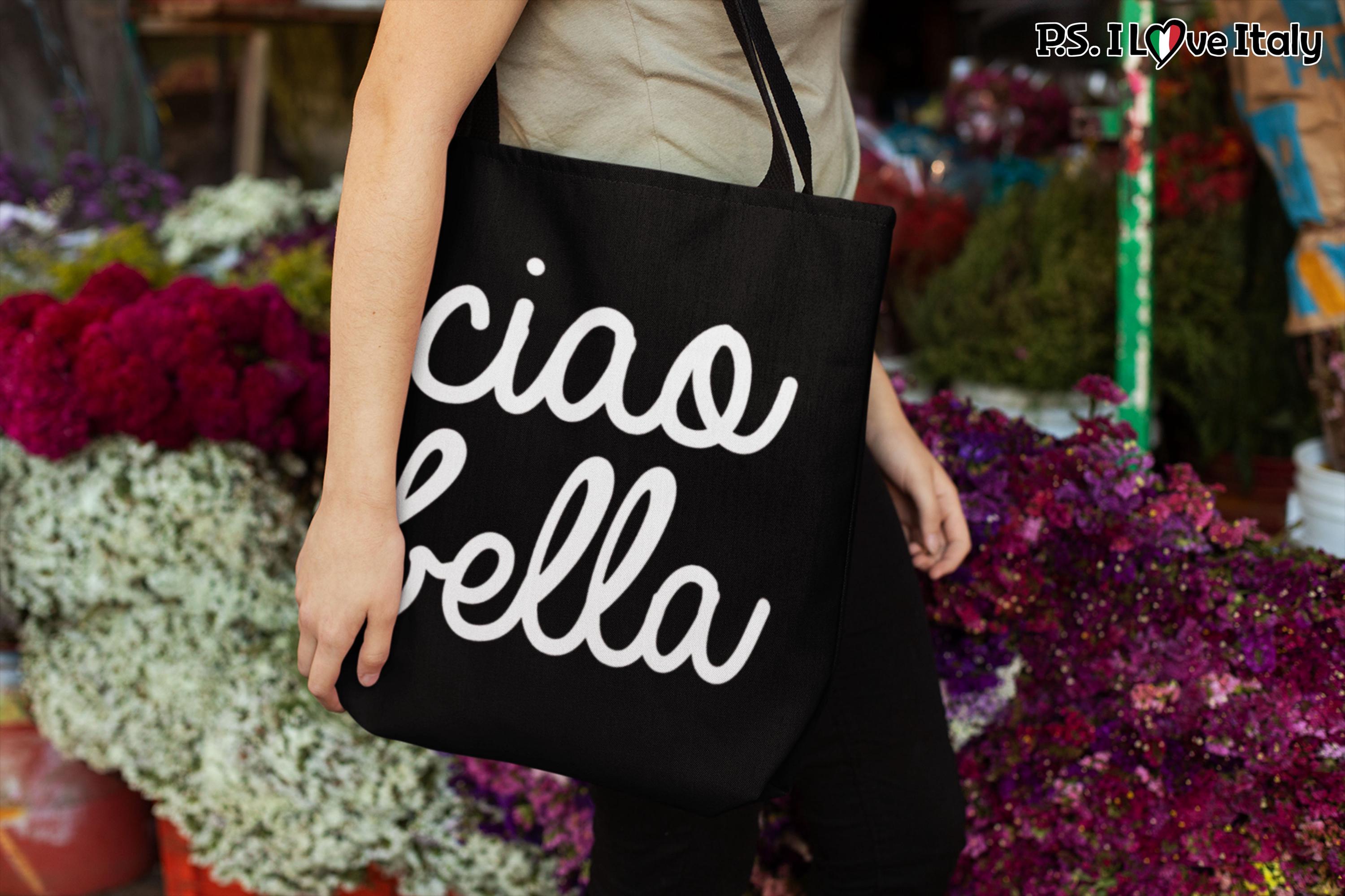 Ciao Bella Tote Bag Black - Etsy