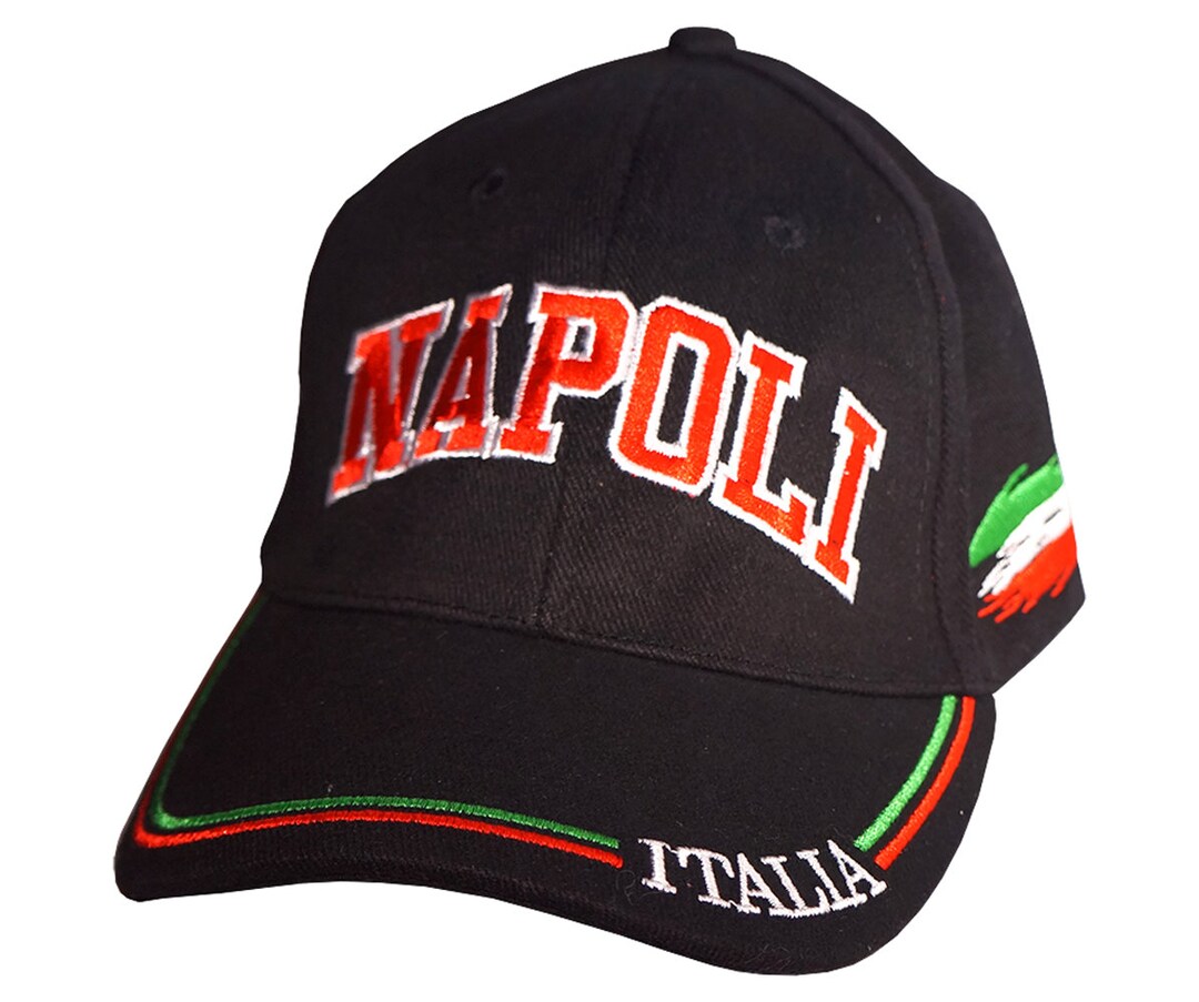 Napoli Black Baseball Cap - Etsy