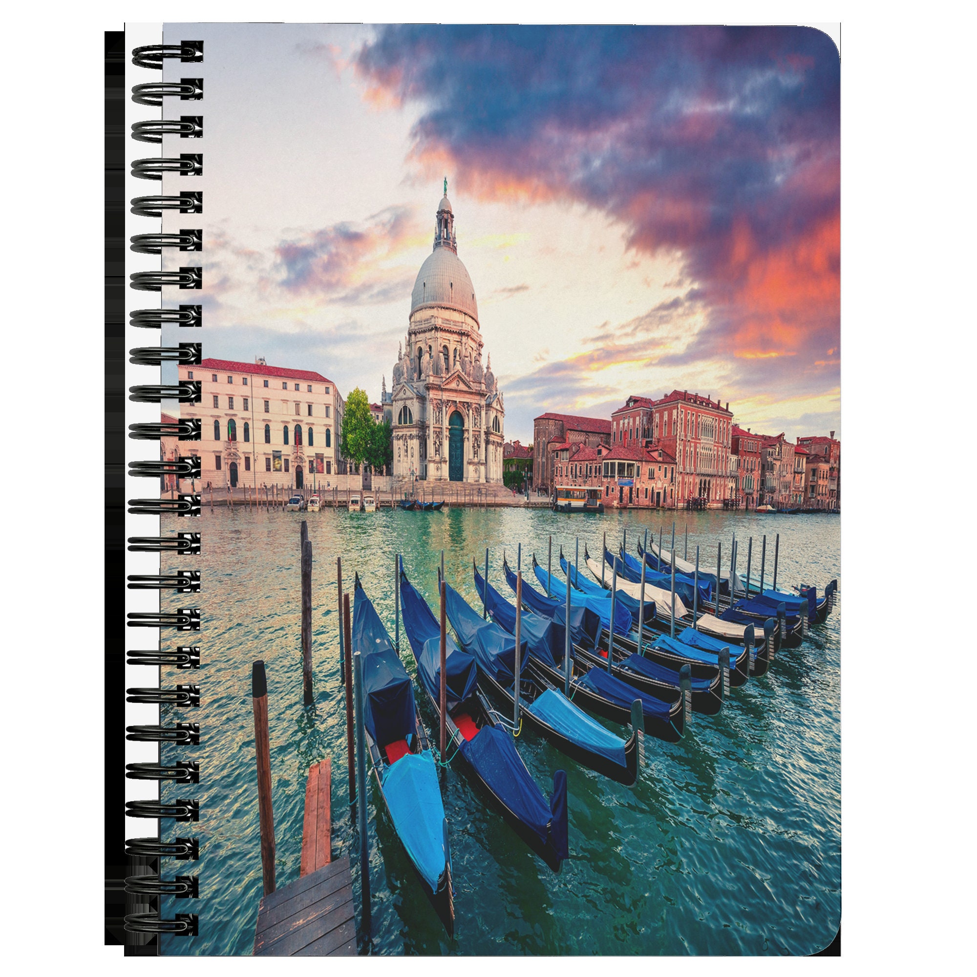 Venice Spiral Bound Notebook - Etsy