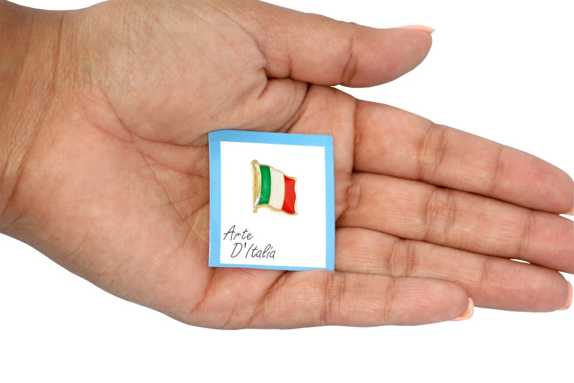 Italian Flag Lapel Pin - Etsy
