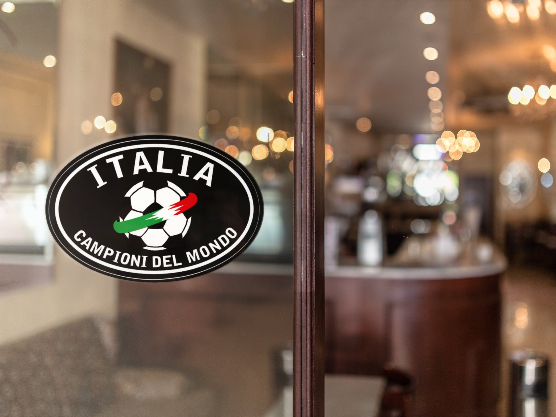 Italia Soccer Decal Sticker Black - Etsy