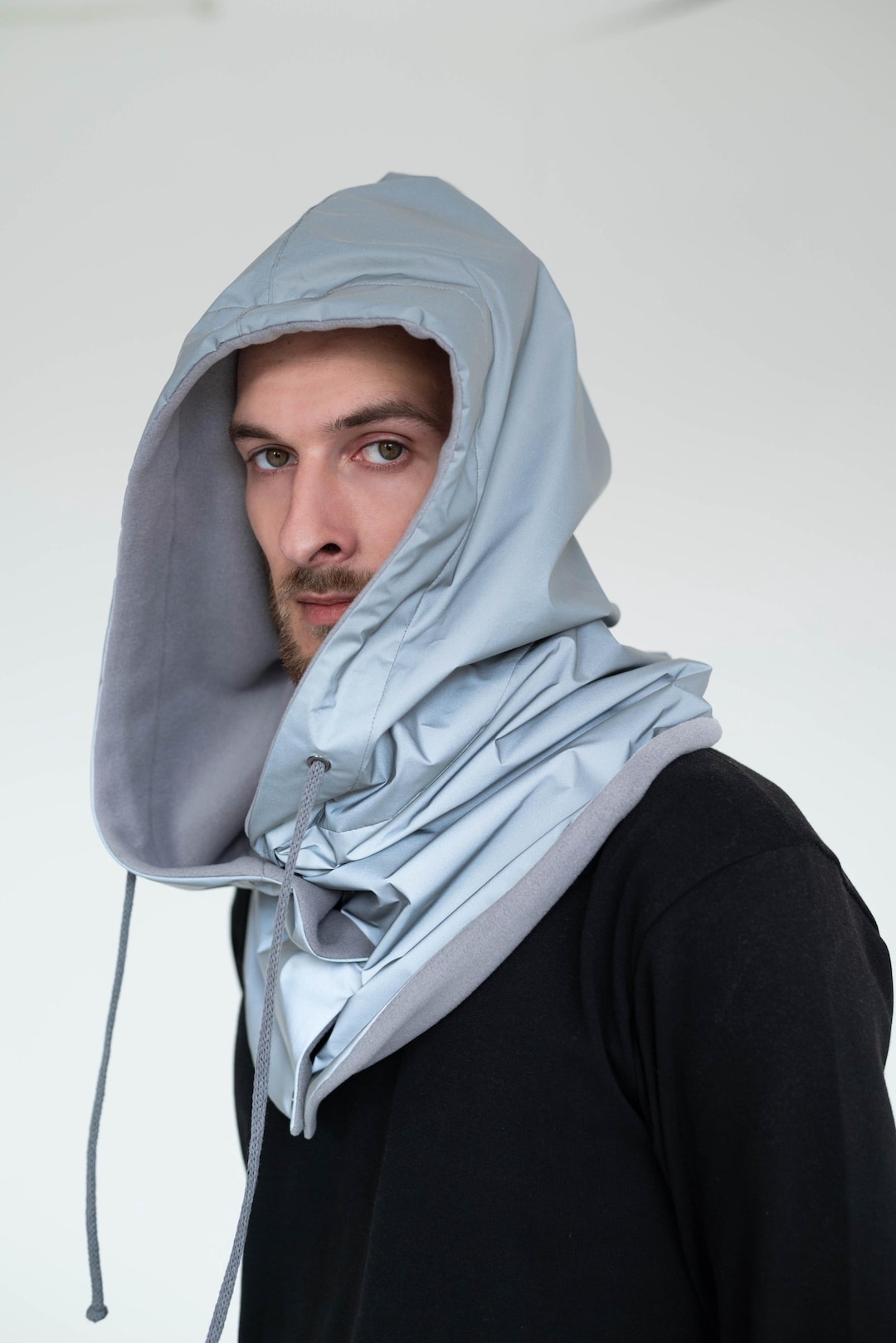 Waterproof Reflective Detached Hooded Scarf Rainproof Warm Cowl Hood - Etsy