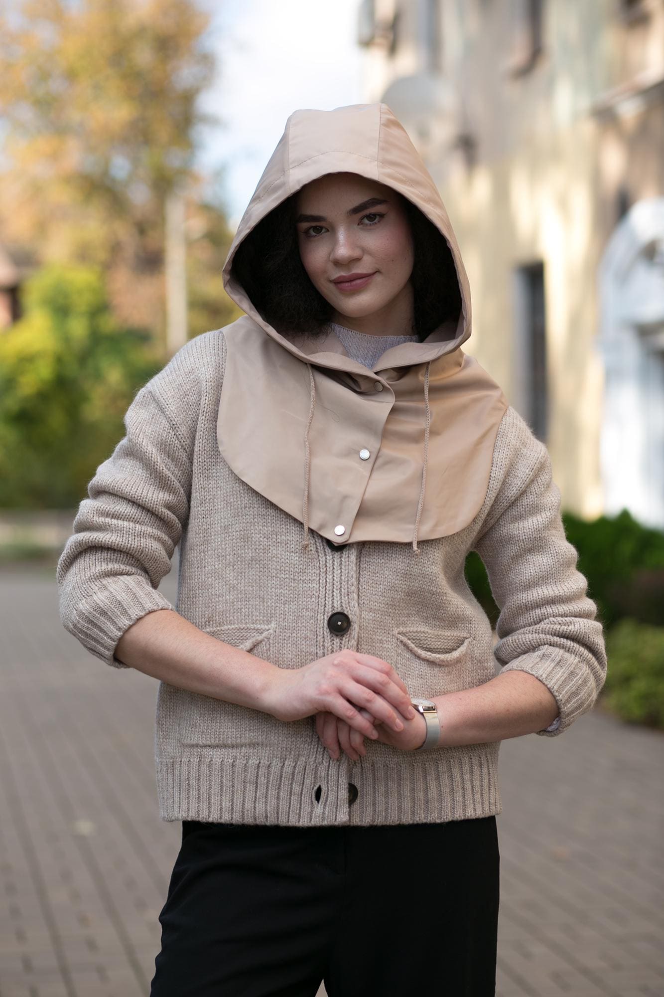 Waterproof Double Seams Detached Hood With Comfy Collar - Etsy