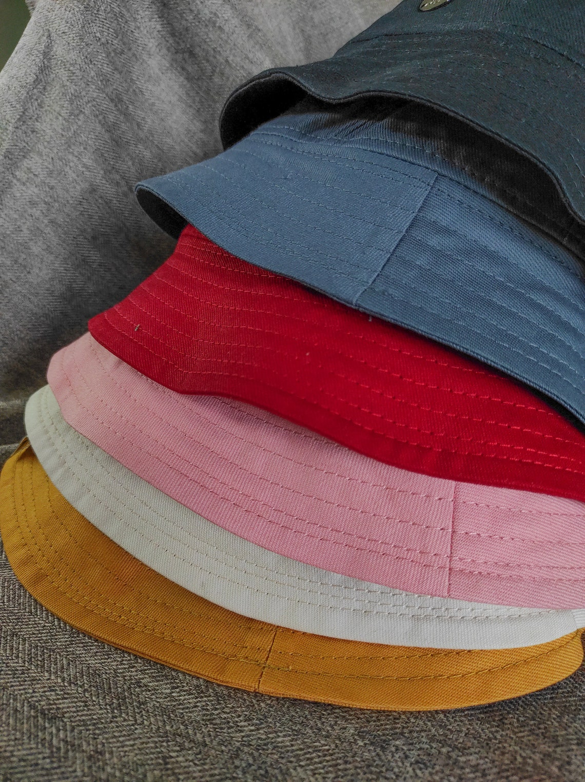 Black Cotton Bucket Hat Summer Busket Hat Unisex Panama - Etsy
