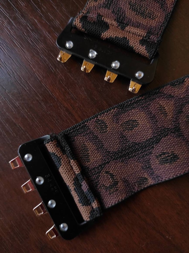 Leopard Print Elastic Waist Belt, Women's Stretch Belt - Etsy