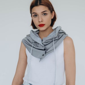 Waterproof Hooded Scarf Rainproof Hood for Travel Rain - Etsy