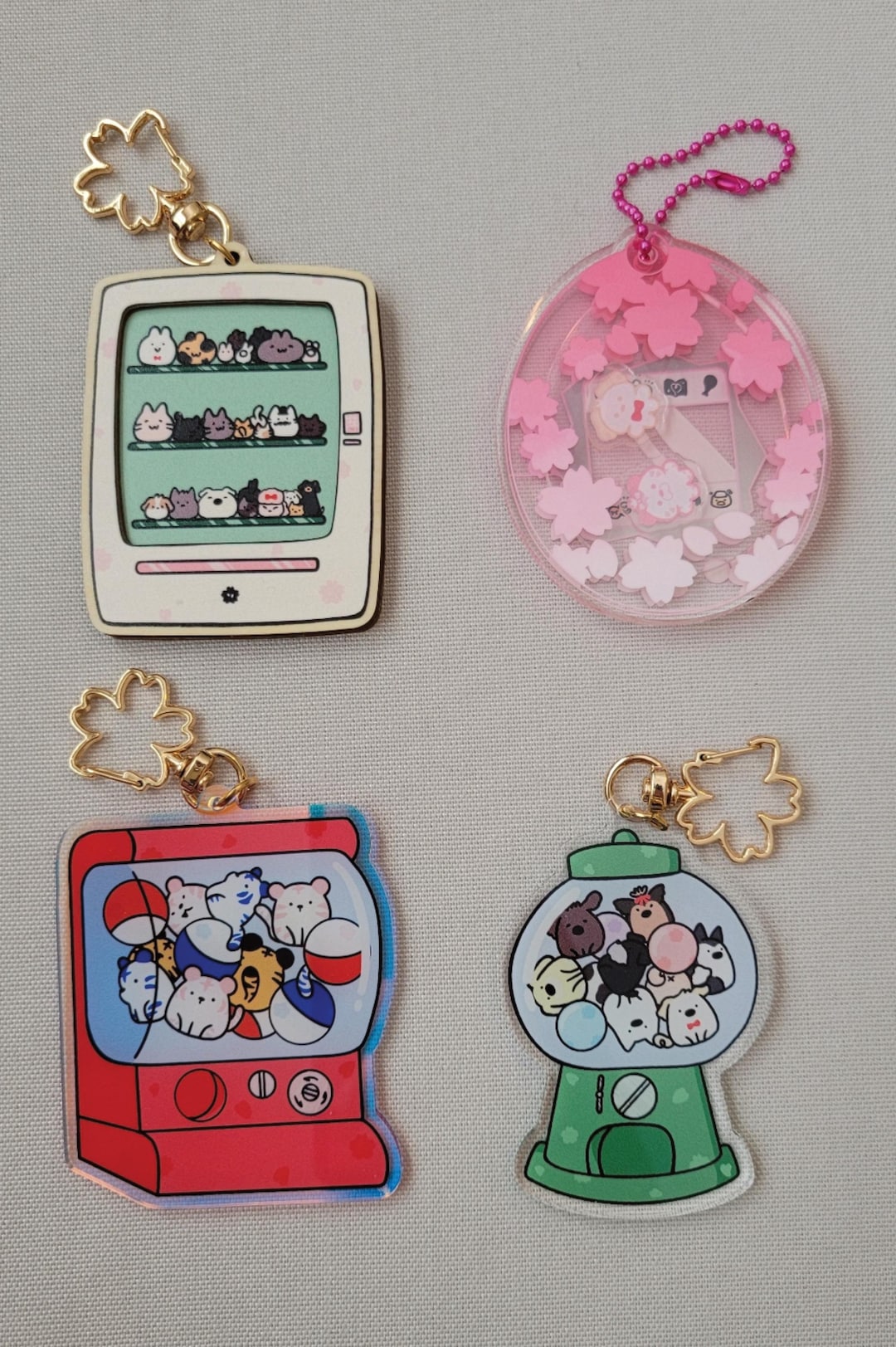 Retro Tamagotchi Gumball Gachapon Vending Machine Keychains - Etsy