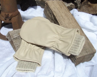 Leather Chopper Mittens - Etsy