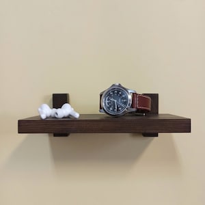 Handcrafted Natural Wood Wall Shelf - Minimalist Floating Design - Etsy