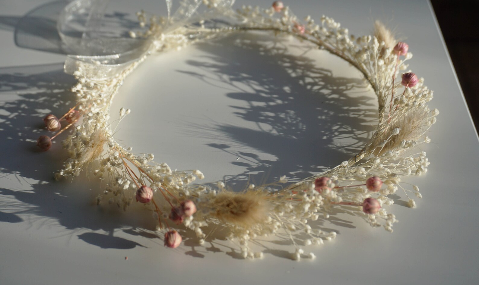 Dried Babys Breath Flower Crown // Baby Children Adult Crown | Etsy UK