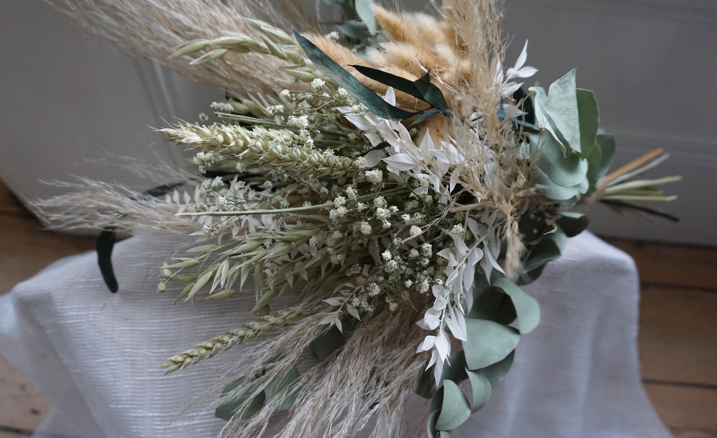 Rustic Dried Flower Bouquet / Natural Chic Boho Bridal Bouquet - Etsy