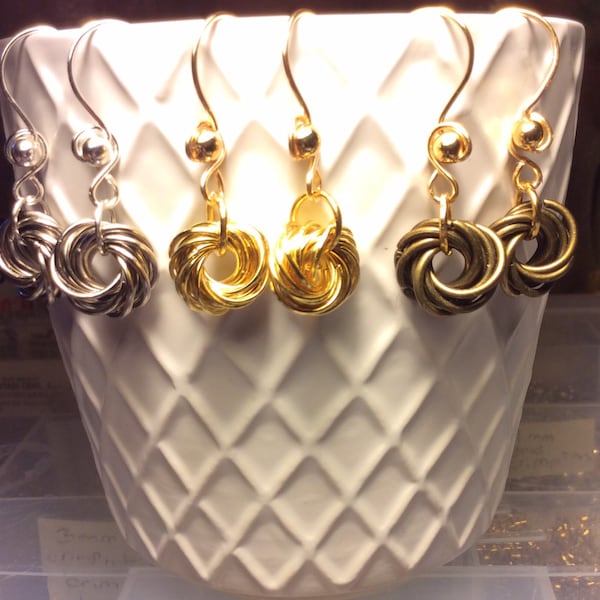 Mobius Earrings - Etsy